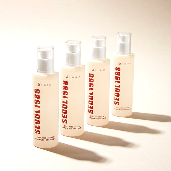 SEOUL 1988 Essence : Snail Mucin 97% + Rice – K-SECRET Cosmetics